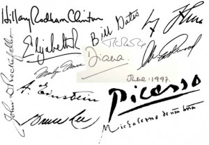 50 Cool Signatures Of World’s Rich & Famous People